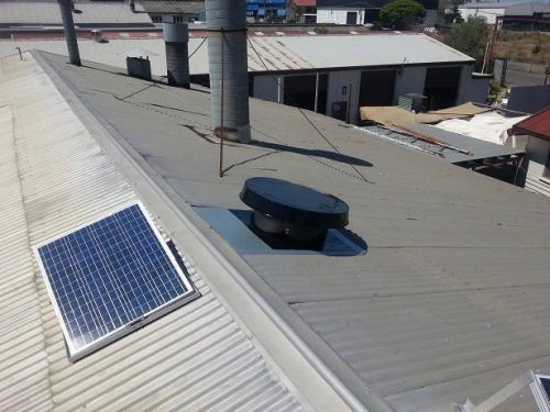 SW AU C 110 roof ventilation fan system Black - AirDry Shop